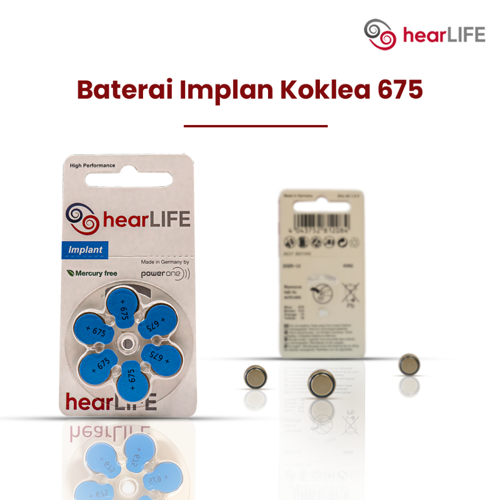 Jual MEDEL - Baterai Implan Koklea 675 | Shopee Indonesia