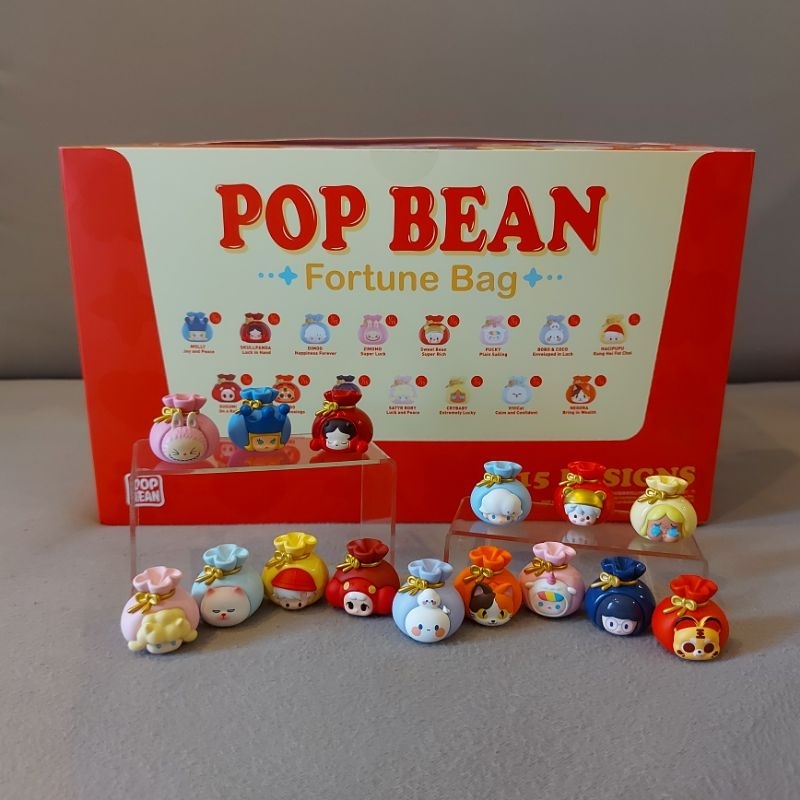 Jual Pop Mart - Pop Bean Fortune Bag Series (FullSet + Bean Glass ...