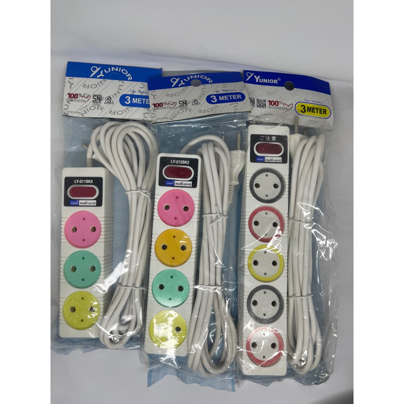 Jual Stop Kontak Terminal Loyal Yunior Multicord 3/4/5 Lubang Kabel 3 ...