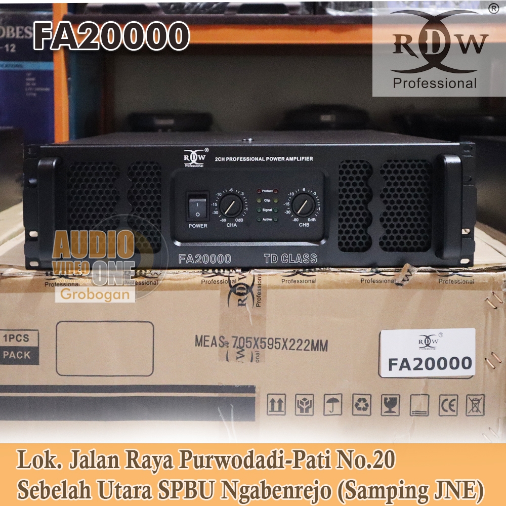 Jual Power RDW FA20000 Class TD 2 x 3000 Watt 8 Ohm Power Badak ...