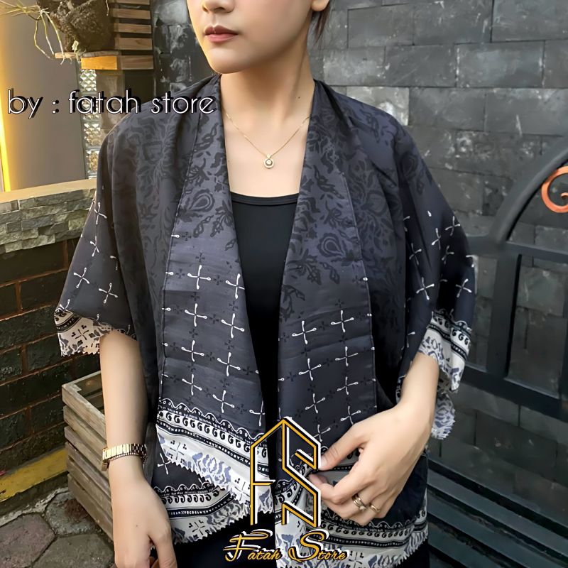 Jual outer scarf batwing / outer scarf model kelalawar Cardigan wanita ...