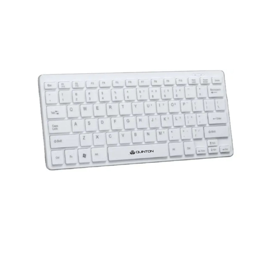 Jual Keyboard Mini Usb Wired Quinton K1000 78key Hitam Putih Shopee Indonesia