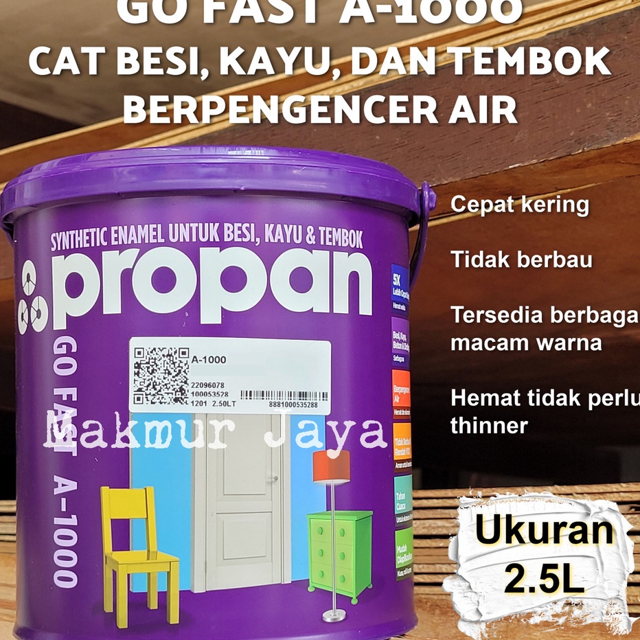 Jual Terlaku! Propan Go Fast A-1000 2.5L Cat Besi Kayu Water Based ...