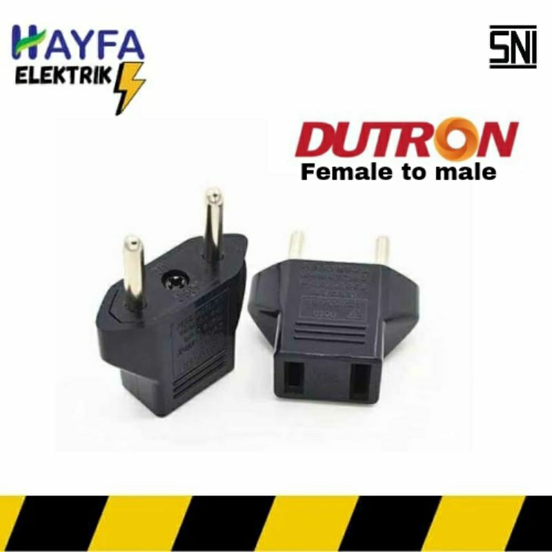 Jual Steker Colokan Female to Male Dutron | Shopee Indonesia