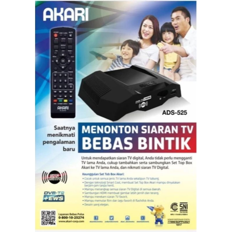 Jual Akari stb ads 525 set top box digital receiver | Shopee Indonesia