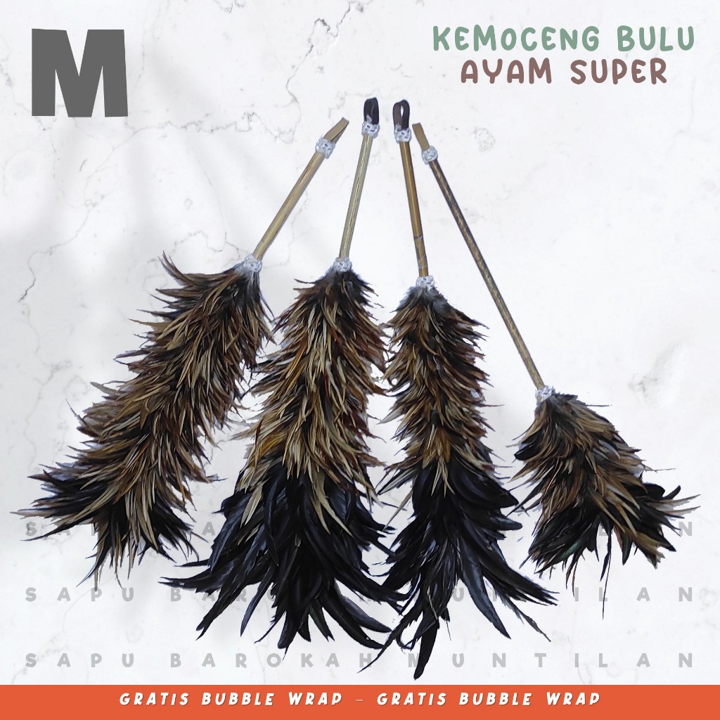 Jual Kemoceng Bulu Ayam Asli Super Kuat Jahit | Shopee Indonesia