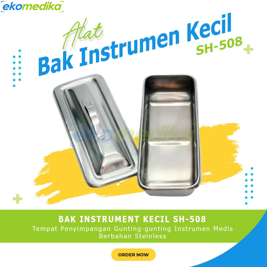 Jual Bak Instrument dengan Tutup Bak Instrumen Bedah Medis SH 508 - Bak ...