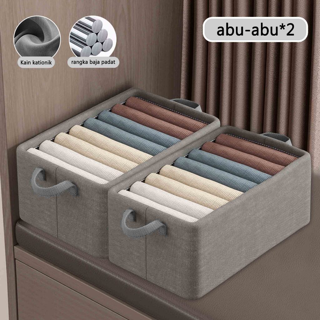 Jual box storage box kotak penyimpanan Penyimpanan Pakain box lipat ...