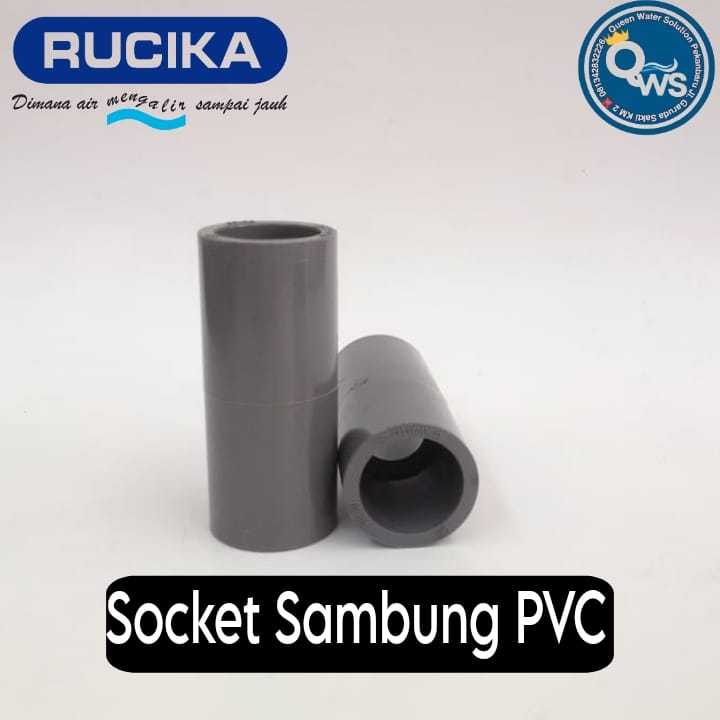Jual Sok PVC inch AW Paralon Socket PVC Sambung Fitting PVC Pipa PVC ...
