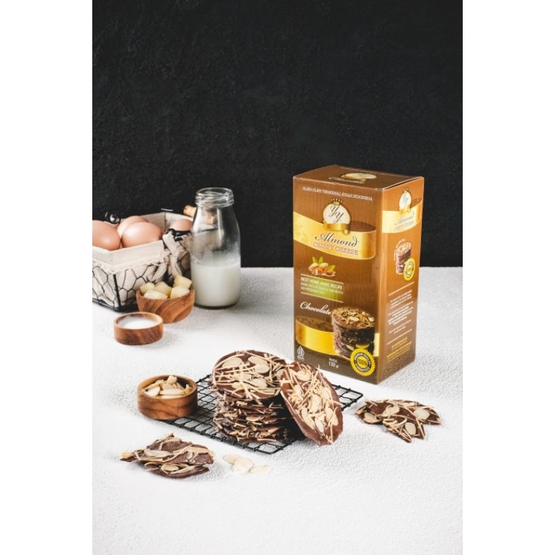 Jual Almond Crispy Cheese rasa Coklat, Oleh-oleh Surabaya dengan rasa ...