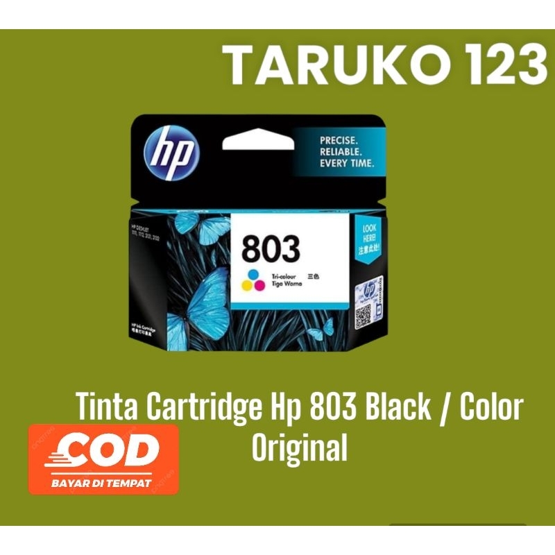 Jual cartridge hp 803 color original | Shopee Indonesia
