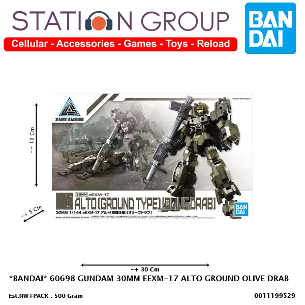 Jual BANDAI 60698 GUNDAM 30MM EEXM-17 ALTO GROUND OLIVE DRAB - GUNPLA ...
