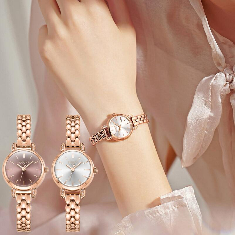 Jual JULIUS JA-1363 Jam Tangan wanita Rantai Korea Original Official ...