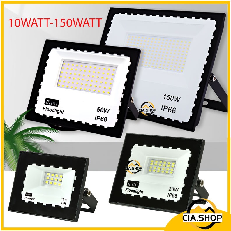 Jual Lampu Sorot LED 10W 20W 30W 50W 100W 200W / Outdoor / Tembak / Panggung / Lapangan / Taman ...
