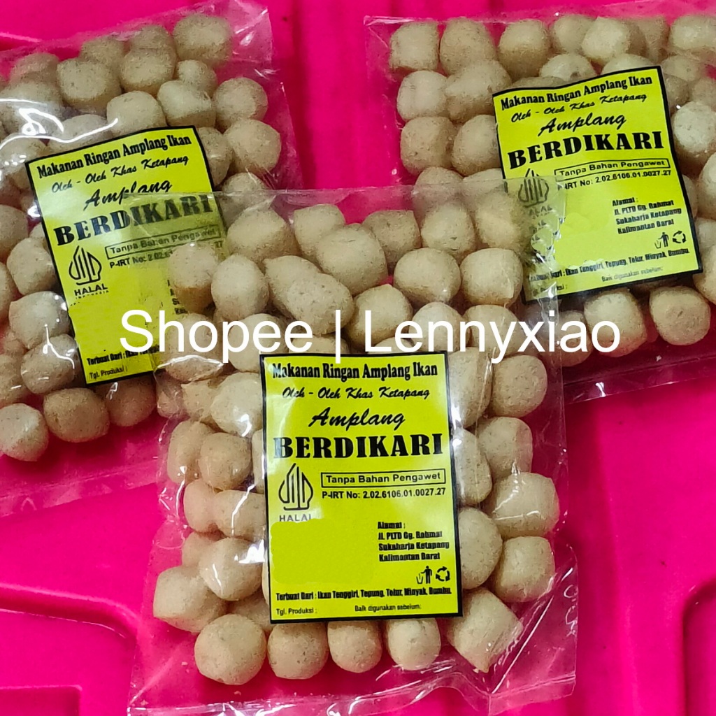 Jual Snack Amplang Berdikari Getas Khas Ketapang Kalimantan Barat ...