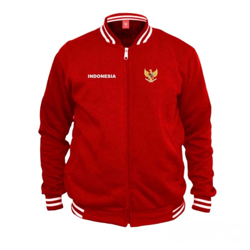 Jual JACKET VARSITY BASEBALL TIMNAS INDONESIA / VARSITY PREMIUM FREE ...