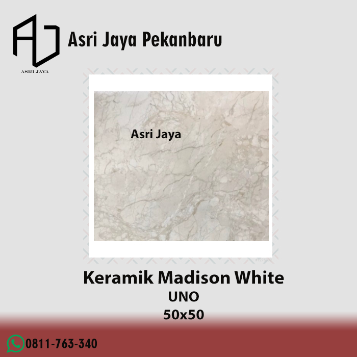 Jual Keramik Lantai Motif Marmer Kilap 50x50 UNO Madison White | Shopee ...