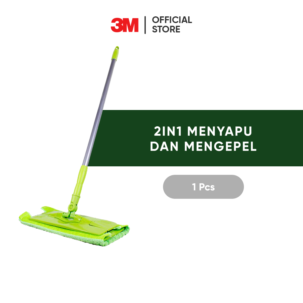 Jual 3M™ Scotch-Brite™ Telescopic Mop, Pel Lantai Clip Microfiber, 2in1 ...