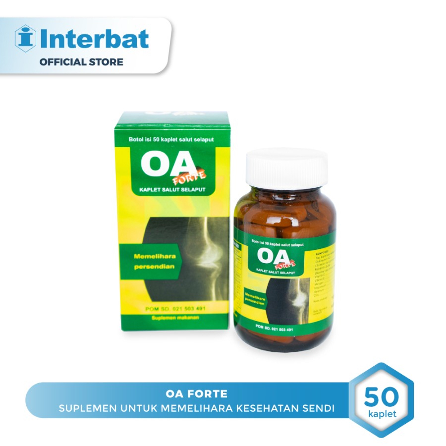 Jual OA Forte Suplemen Untuk Memelihara Kesehatan Persendian 1 Botol ...