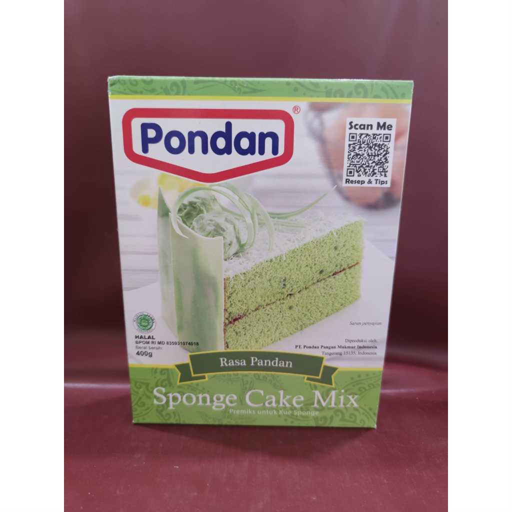 Jual Tepung Premix Sponge Cake Pondan 400g - Tepung Kue Lembut Sponge ...