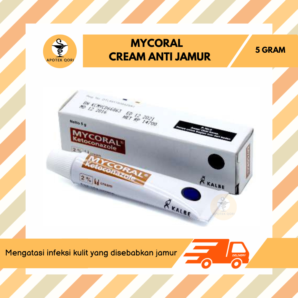 Jual MYCORAL CREAM 5 GRAM/OBAT JAMUR/KUTU AIR/PANU/KUDIS/KURAP | Shopee ...