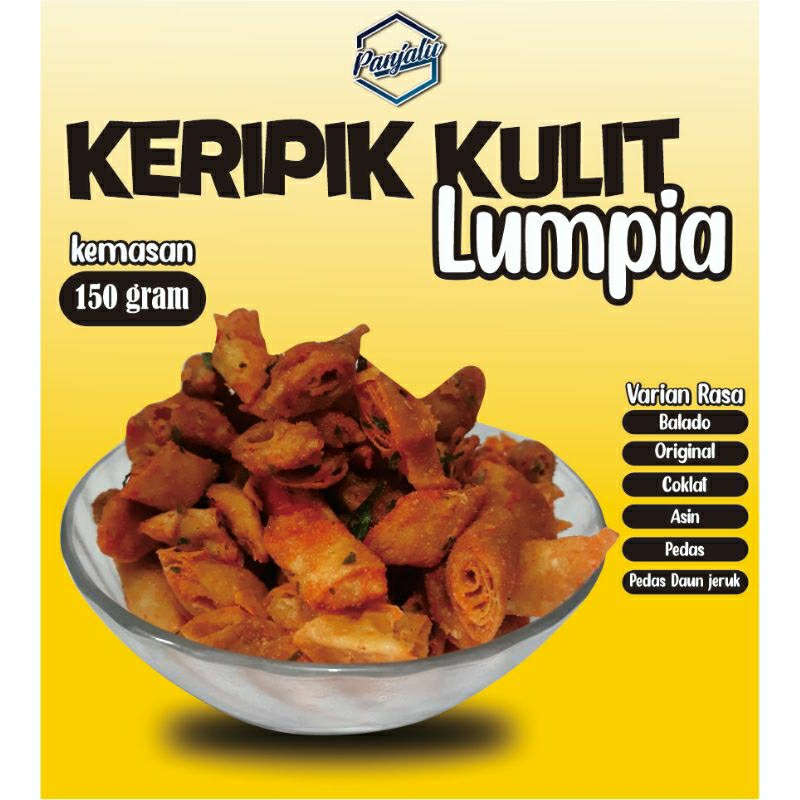 Jual Kulpi,keripik kulit lumpia | G-Panjalu | kemasan 150gram | Shopee ...