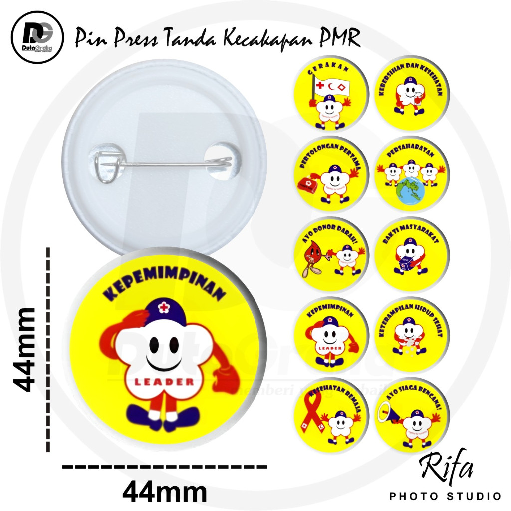 Jual [PIN PRESS] TANDA KECAKAPAN PMR WIRA KUNING Pin Bros Aksesoris ...