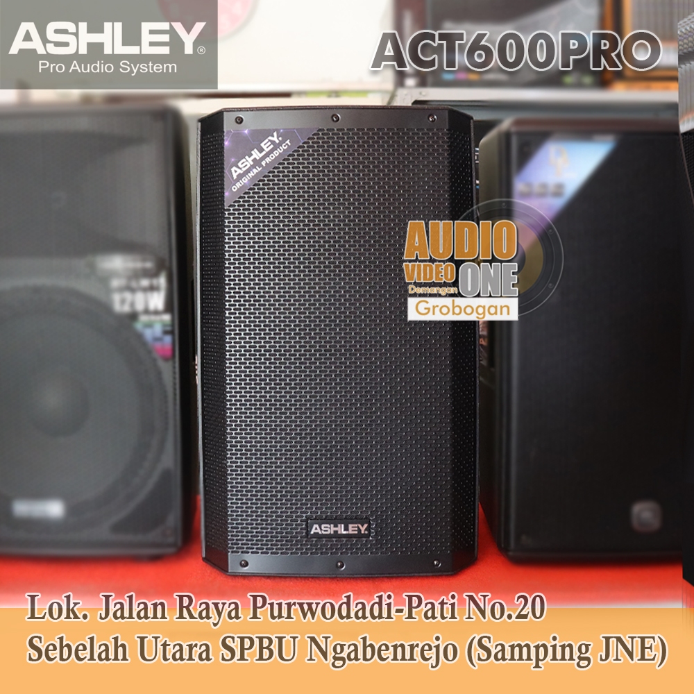 Jual Speaker Aktif Ashley ACT600PRO Speaker Monitor 15 Inch Original Bonus Packing Kayu | Shopee ...