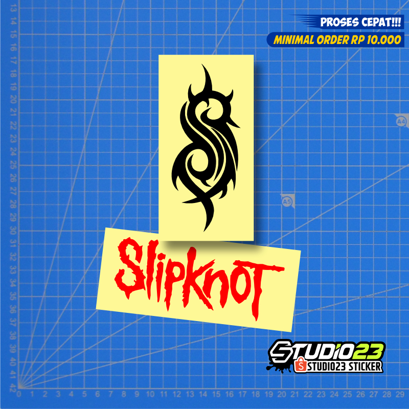Jual Stiker SlipKnot Logo Cutting Sticker | Shopee Indonesia