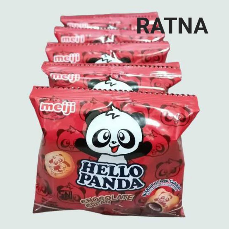 Jual HELLO PANDA CHOCOLATE CREAM BISKUIT ISI CREAM COKELAT ( 1 PACK ISI ...