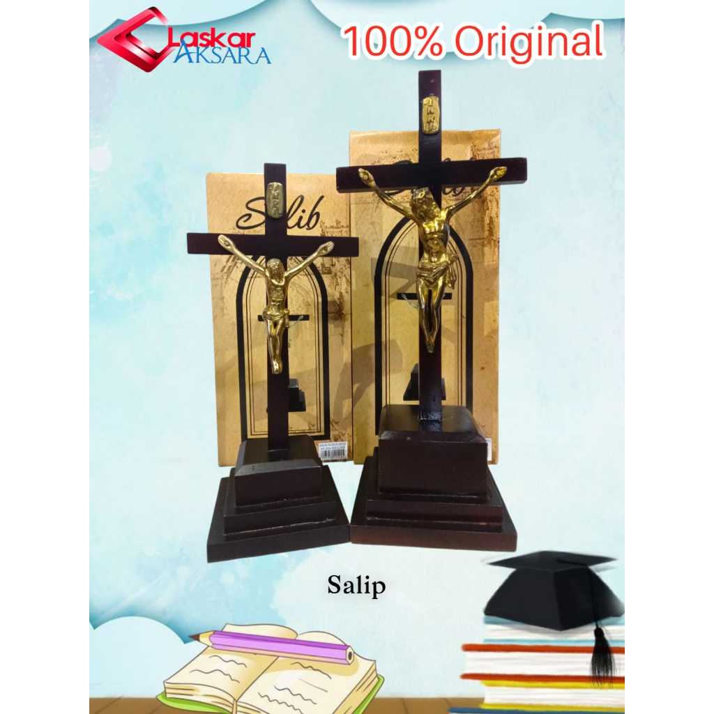 Jual Salib Duduk Korpus Kuningan / Salib Patung Yesus / Salib Katolik ...