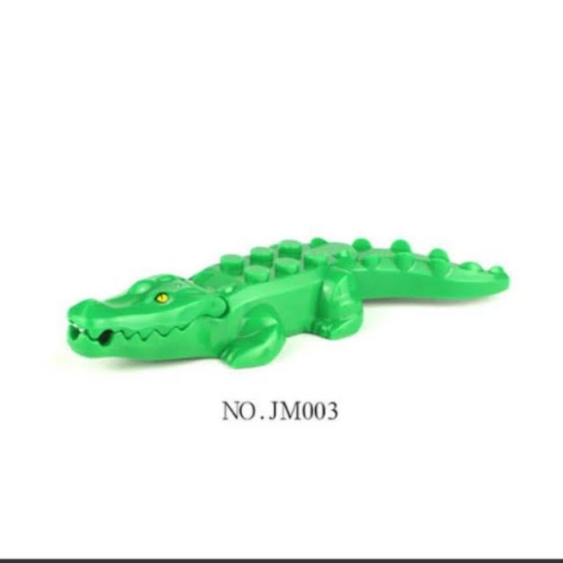 Jual JM003 Buaya Hijau Brick Mainan Anak Edukasi DIY Crocodile Building ...