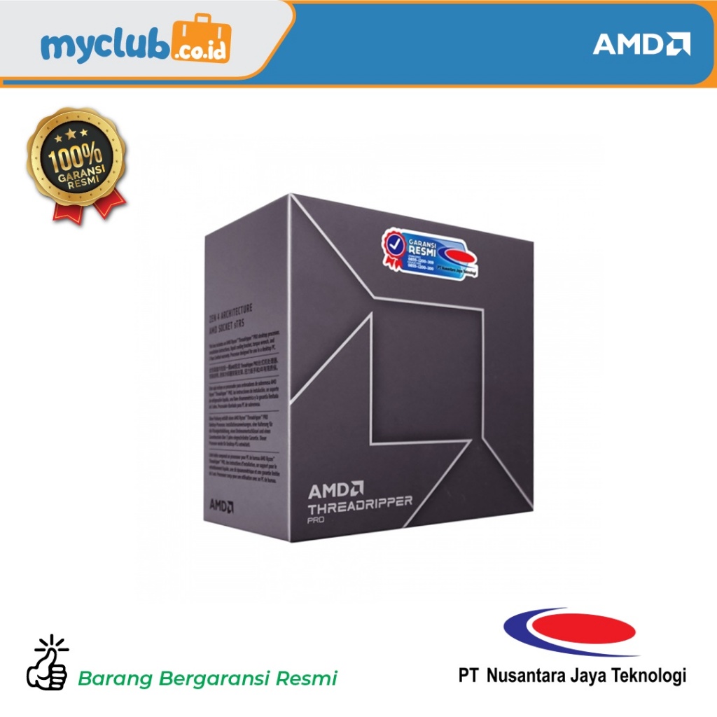 Jual AMD CPU Ryzen Threadripper Pro 7995WX WOF Socket sTR5 | Shopee ...