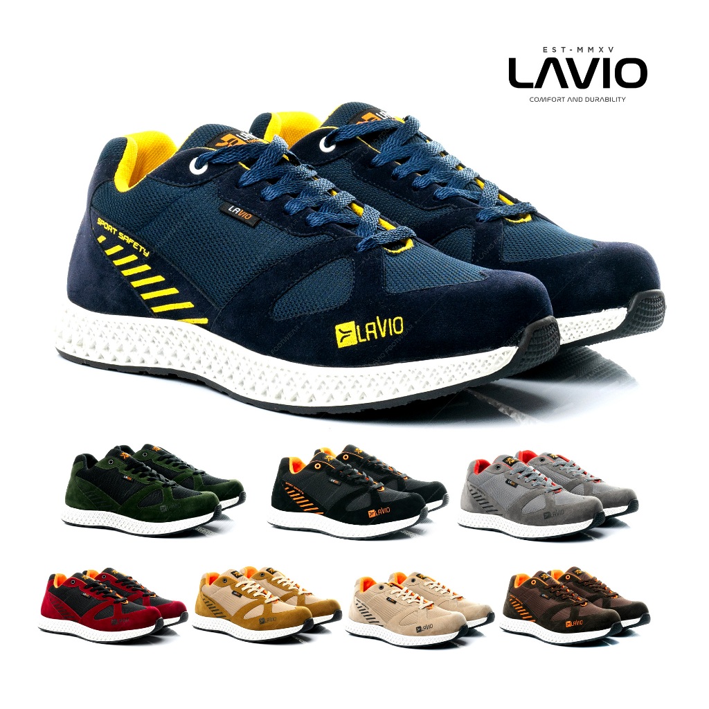 Jual Lavio Sepatu Pria Sport Safety Original Best Quality Branded Lavio ...