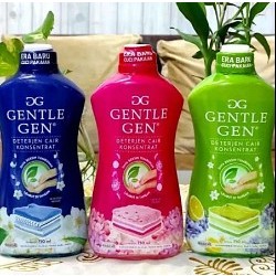 Jual Deterjen Cair Gentle Gen Botol 700ML All Varian / Refill 360ML ...