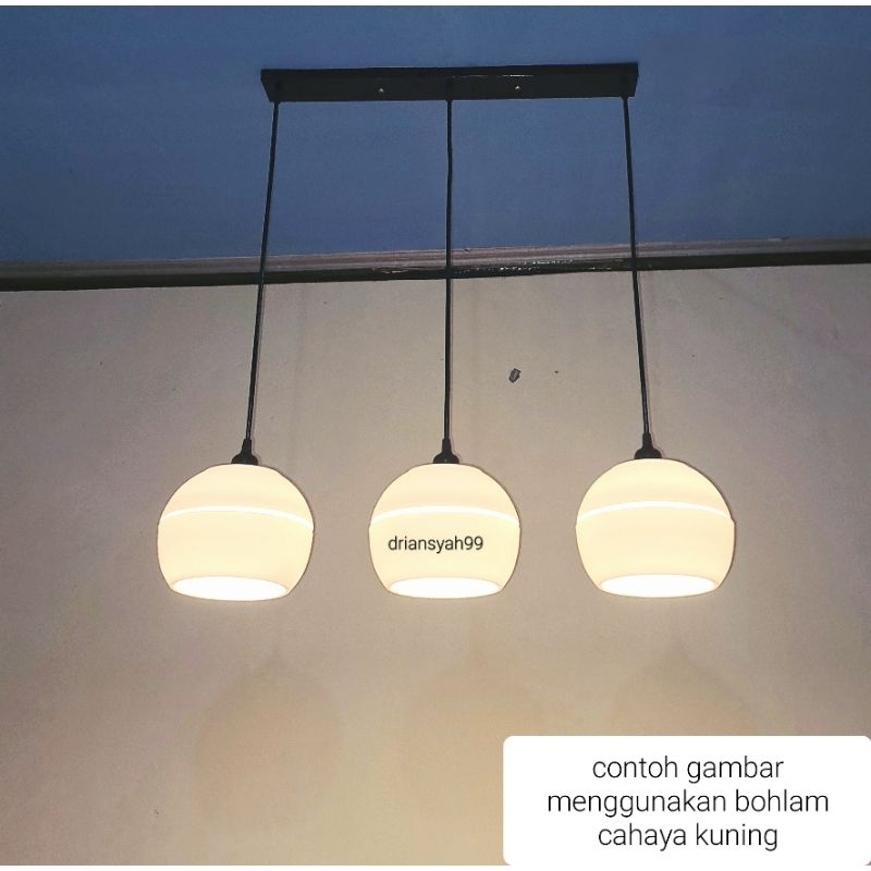 Jual Lampu Gantung Bulat 3in1 panjang Lampu Hias Minimalis | Shopee ...