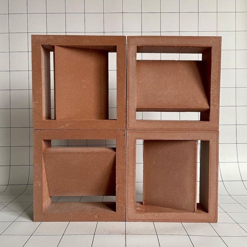 Jual Roster merah loster lubang angin pagar rumah aesthetic termurah ...