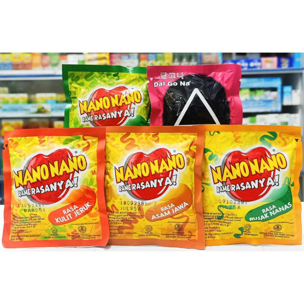 Jual PERMEN NANO-NANO ALL VARIAN 1 BUNGKUS ISI 5 BUTIR - PERMEN ASAM ...