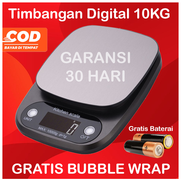Jual Timbangan Dapur Digital 10kg Commercial Kitchen Scale Premium Quality | Shopee Indonesia