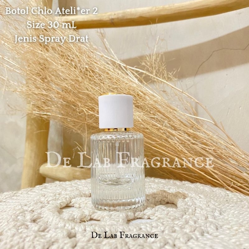 Jual botol parfum chlo putih 30 ml/botol parfum alur 30 ml/botol parfum ...