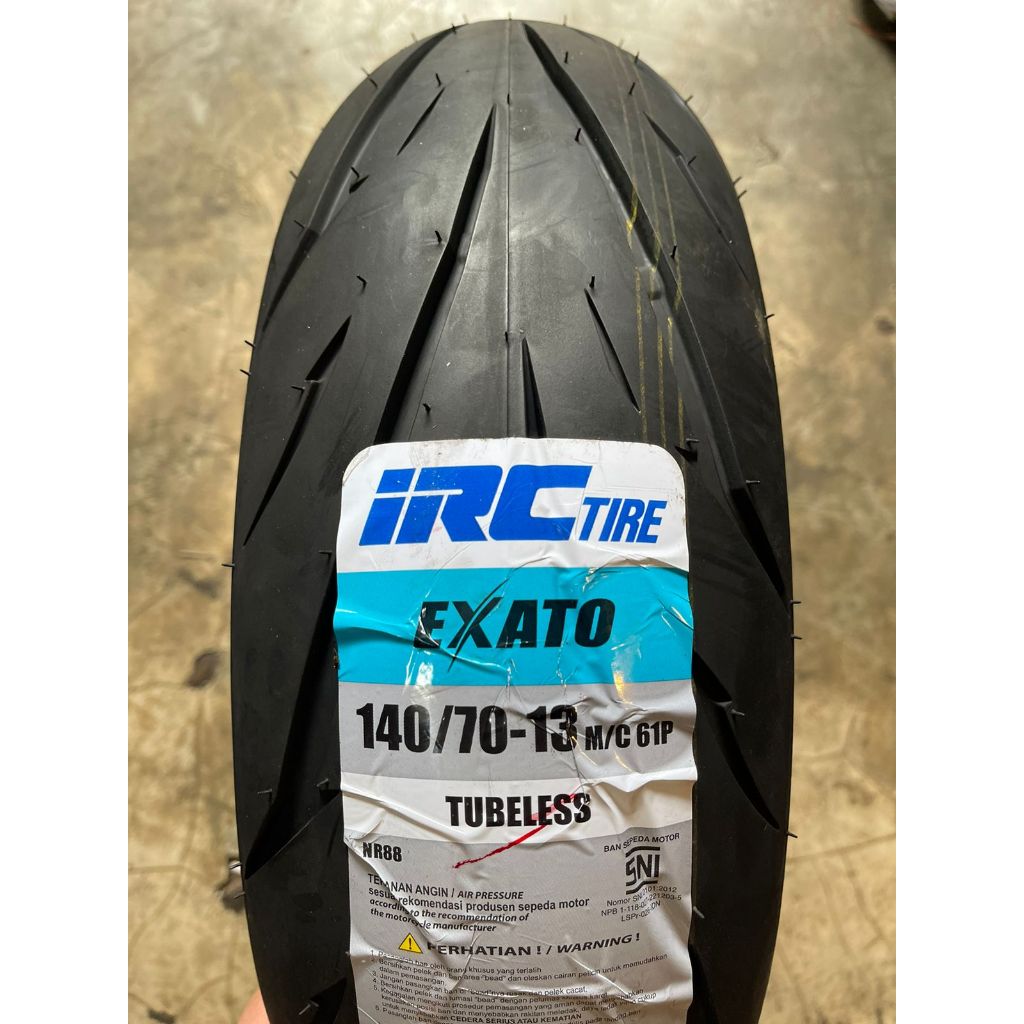 Jual ban tubeless UPSIZE DIPERBESAR belakang NMAX MERK IRC 140/70-13 ...