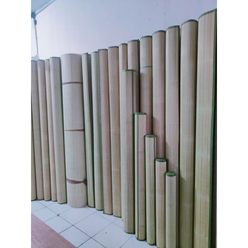 Jual Alas Tikar hijau karpet Duduk Bambu terbaru Uk 190X200cm | Shopee ...