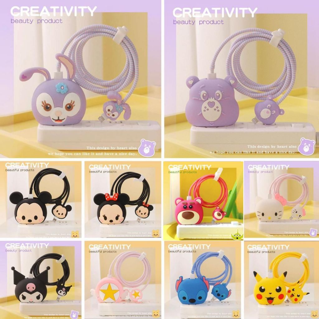 Jual IPhone Charger Pelindung Kabel Roll Pelindung Casing Charger 4in1 ...