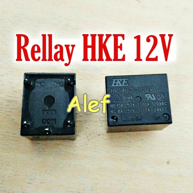 Jual Relay HKE 12V rellay 5 pin kaki 12 volt huigang | Shopee Indonesia