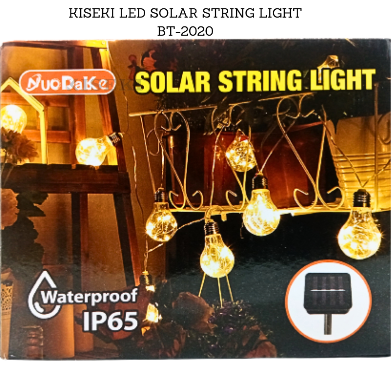 Jual Kiseki LED String Lights BT-2020 | Led Bohlam | Solar Lamp String ...