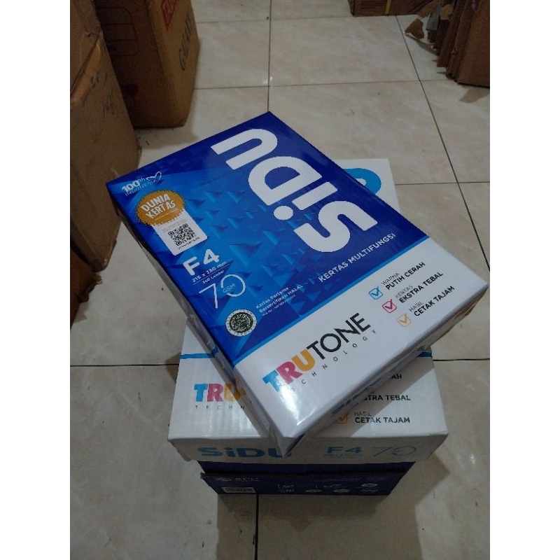 Jual (1 rim) Kertas HVS F4 70 gr Sidu | Shopee Indonesia