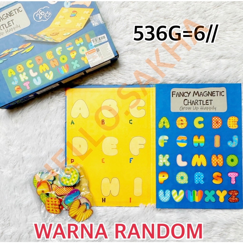 Jual MAINAN 536G=6// FANCY MAGNETIC CHARTLET HURUF ALFABET ABC APHABET ...
