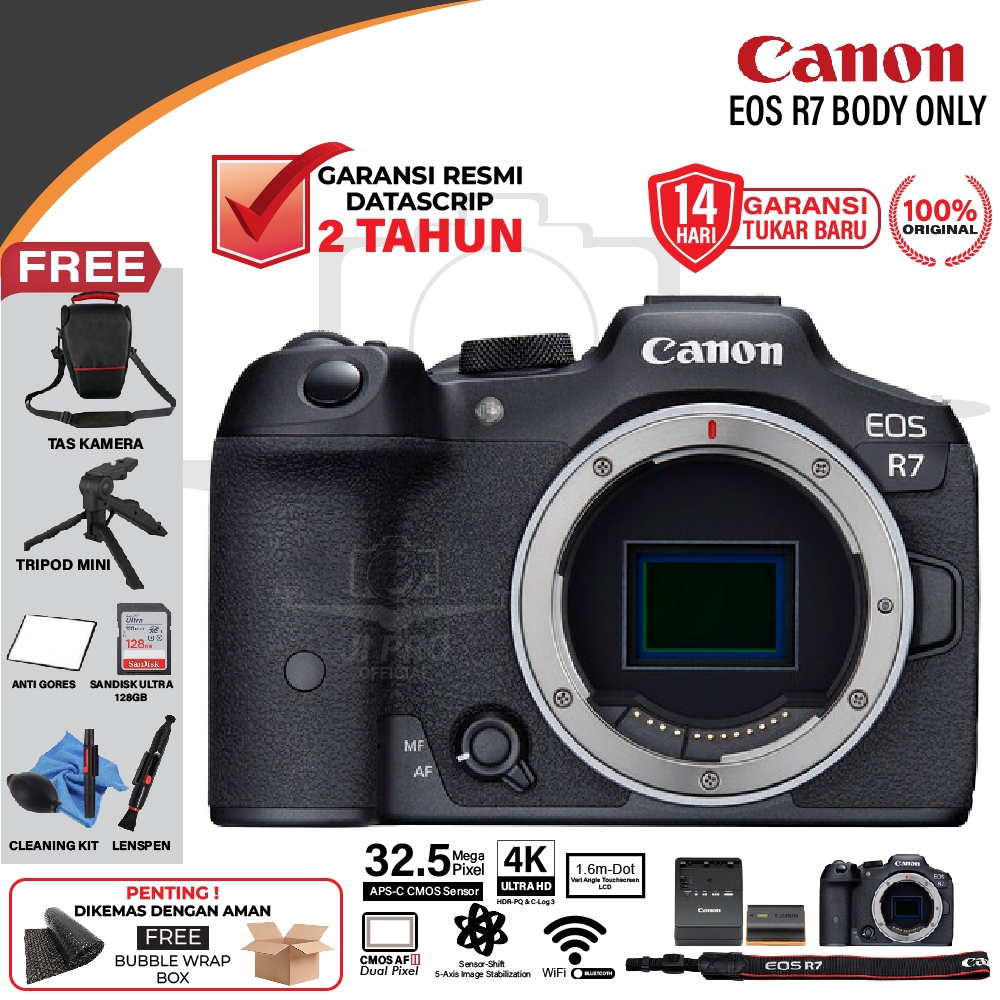 Jual Canon EOS R7 Body Only Mirrorless Camera EOS R 7 BO - Garansi Resmi | Shopee Indonesia