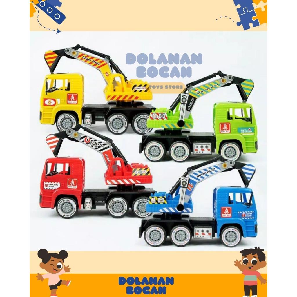 Jual MAINAN TRUK BESAR / MAINAN KONSTRUKSI / MAINAN TRUK BEKO / TRUK ...