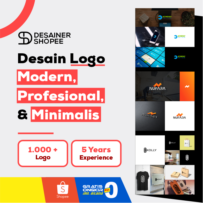 Jual DESAIN LOGO PERUSAHAAN MODERN, MAKANAN, OLSHOP, ONLINE SHOP ...
